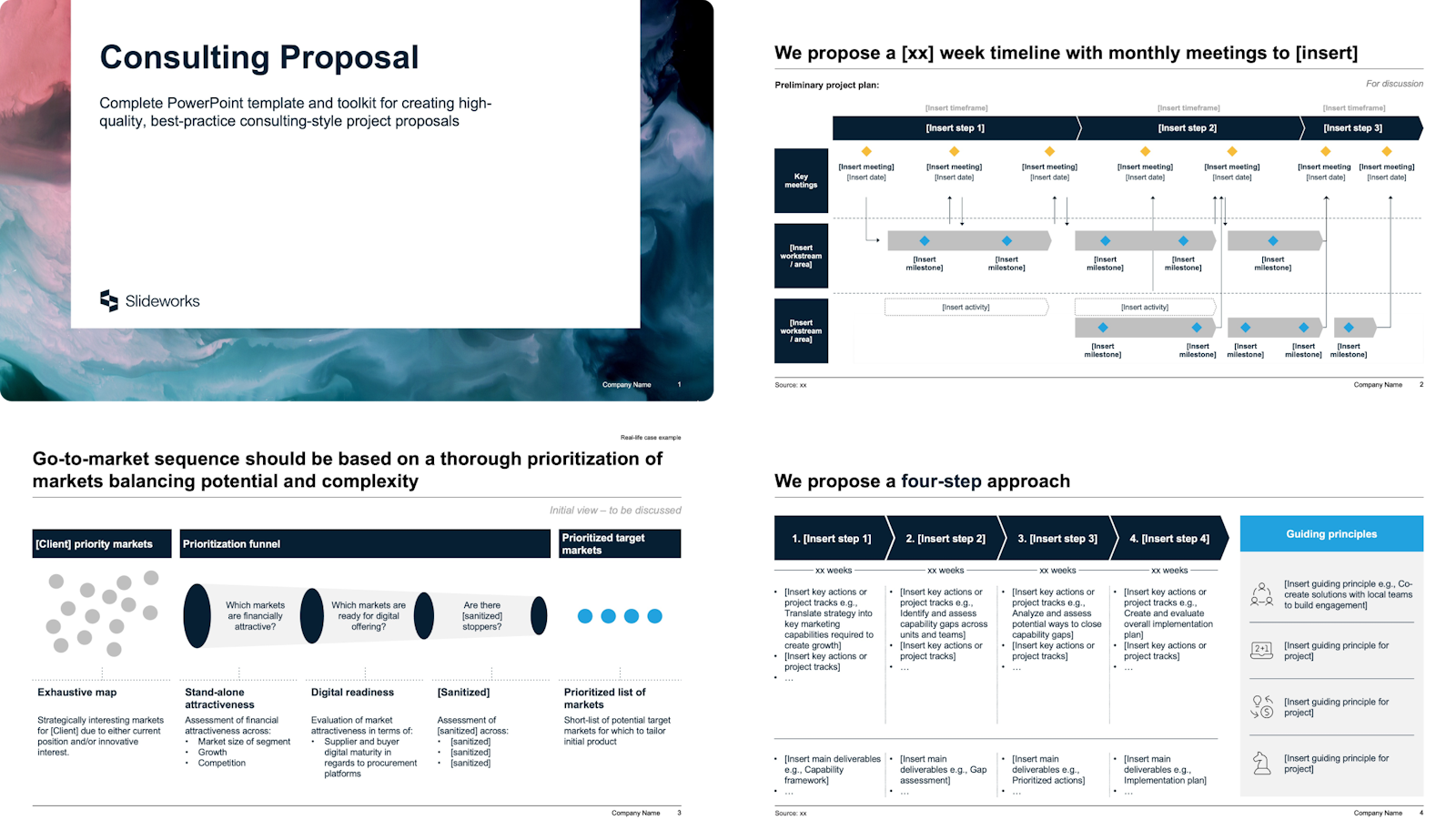 Consulting proposal template - by ex-McKinsey Consultants